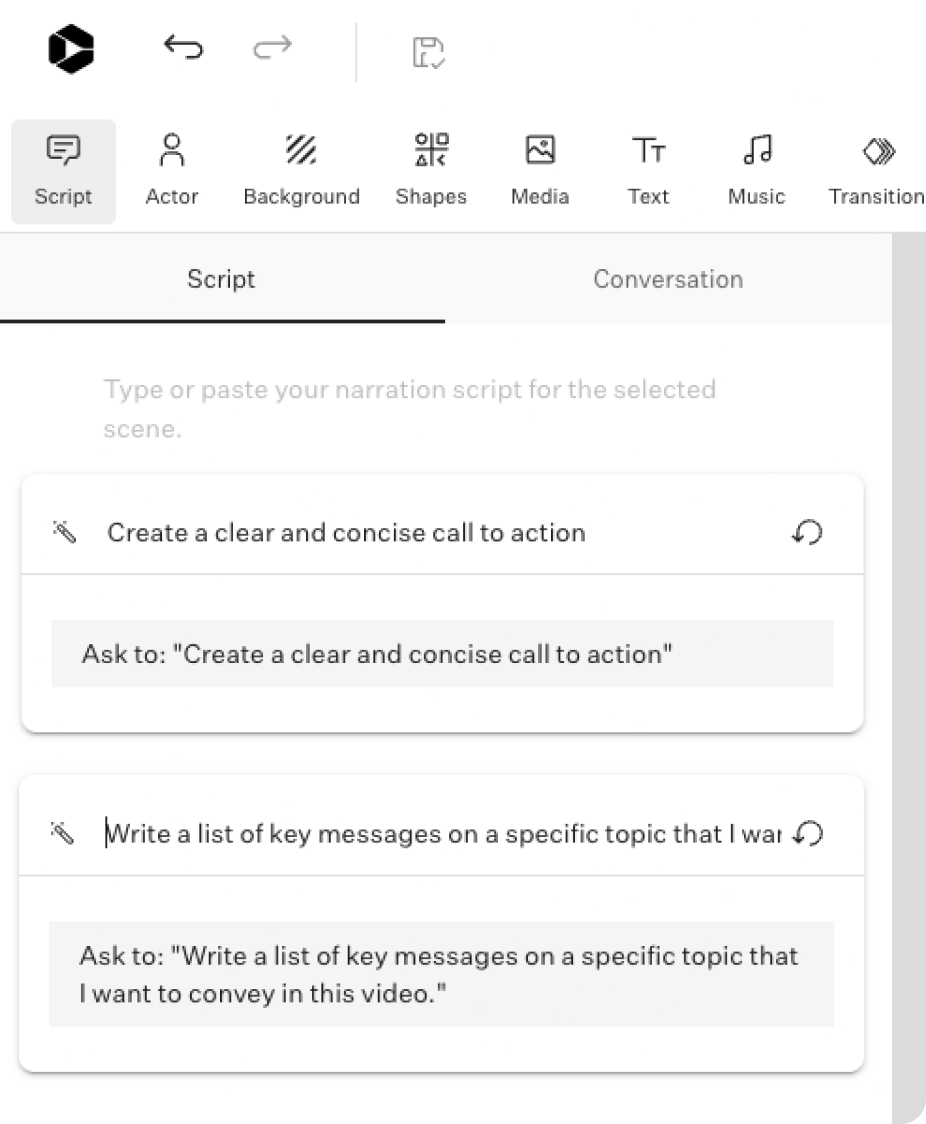 Colossyan AI Script Assistant with GPT-4 Integration